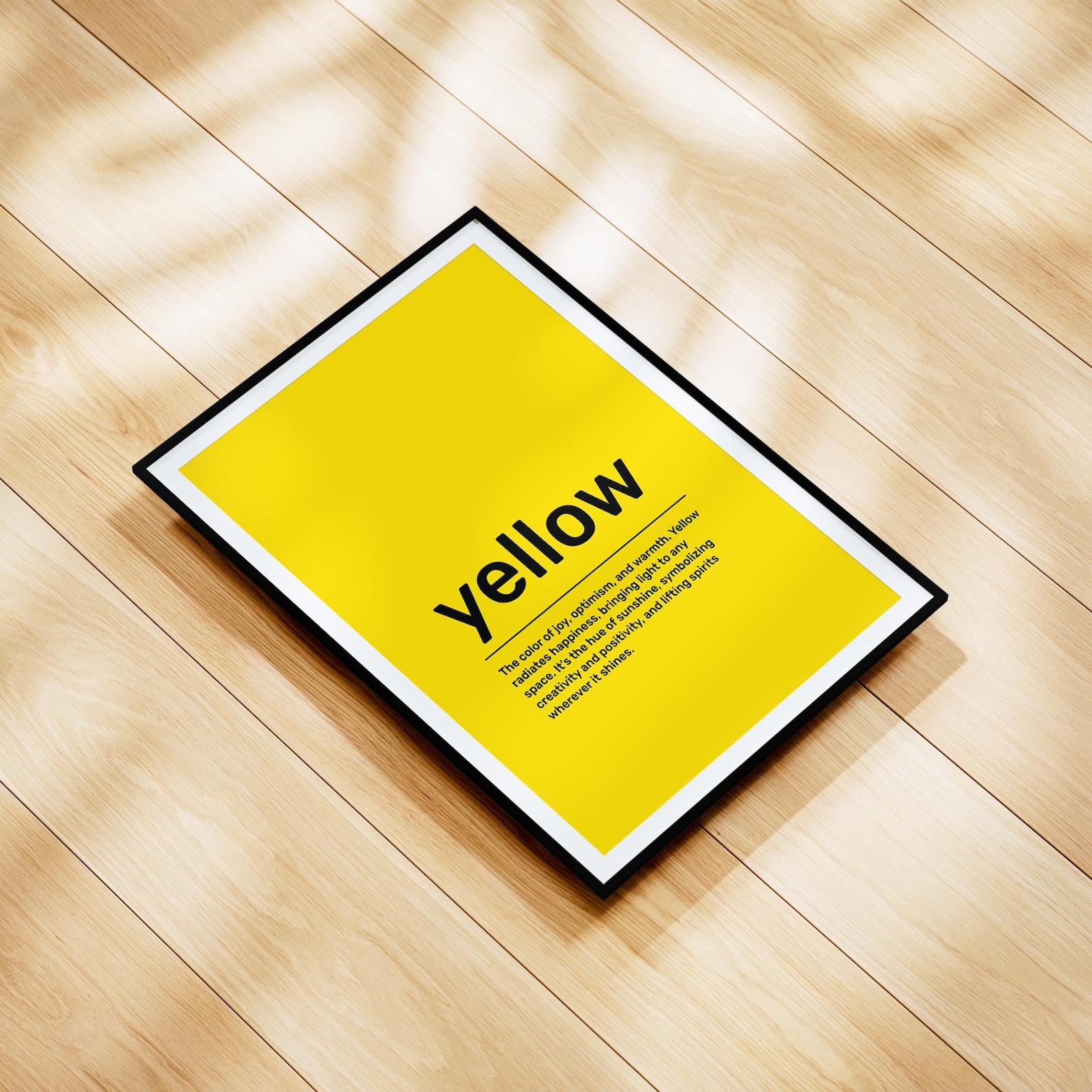 Yellow Definition Art Print: Sunshine Hue Quote (digital Download) - Etsy