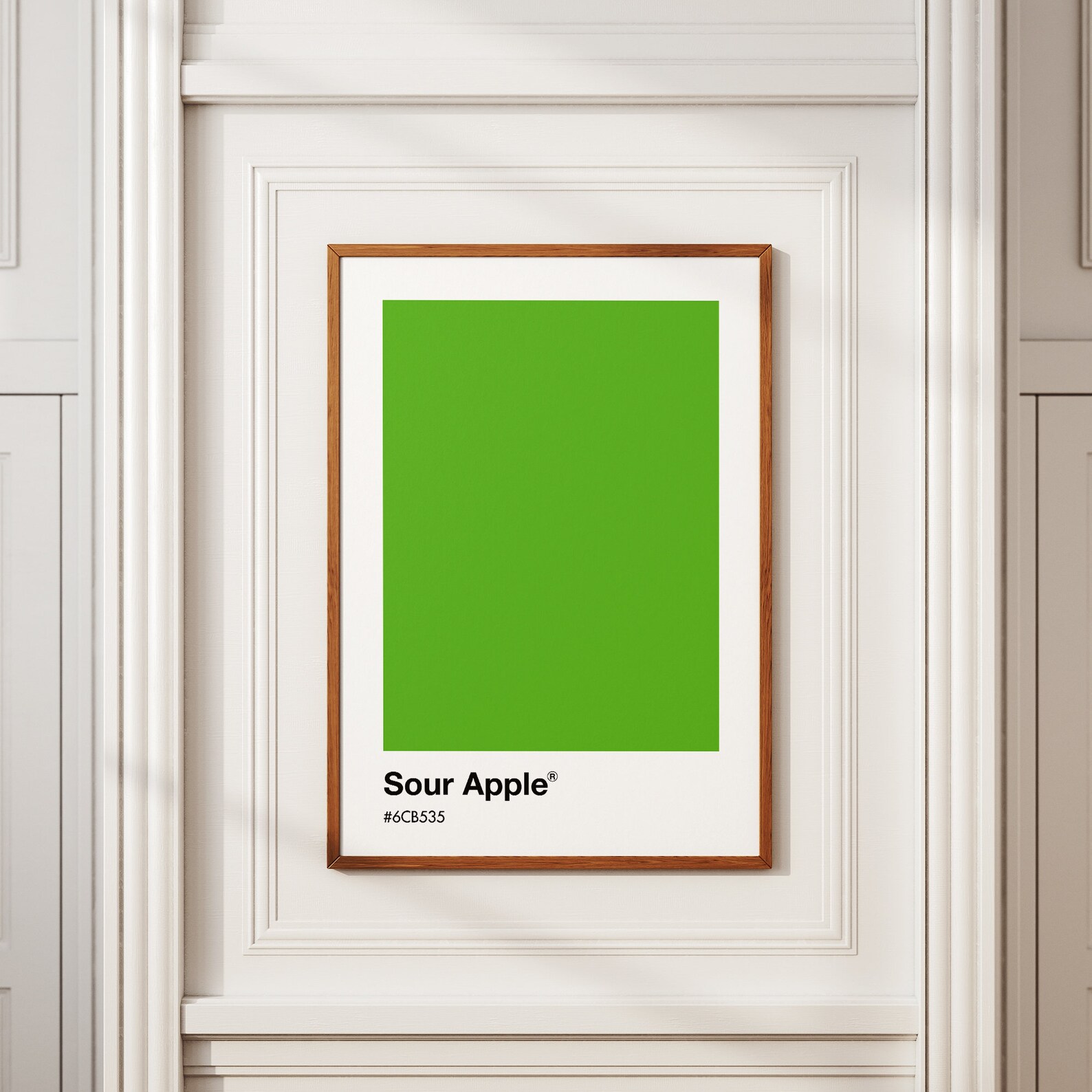 Sour Apple Green Pantone Color Palette Poster (digital Download) - Etsy
