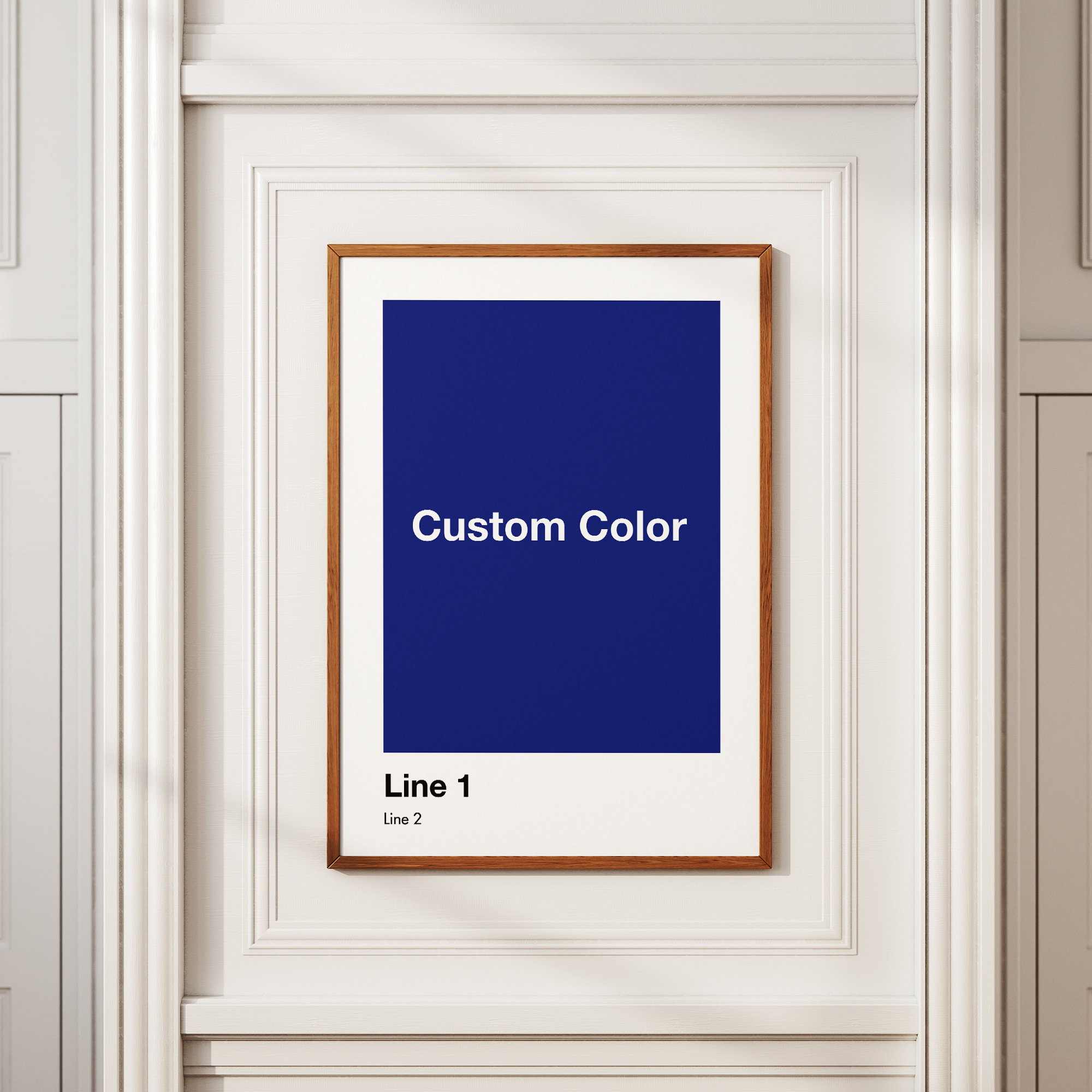 Custom Pantone Color Wall Art: Personalized Quote Print (digital ...