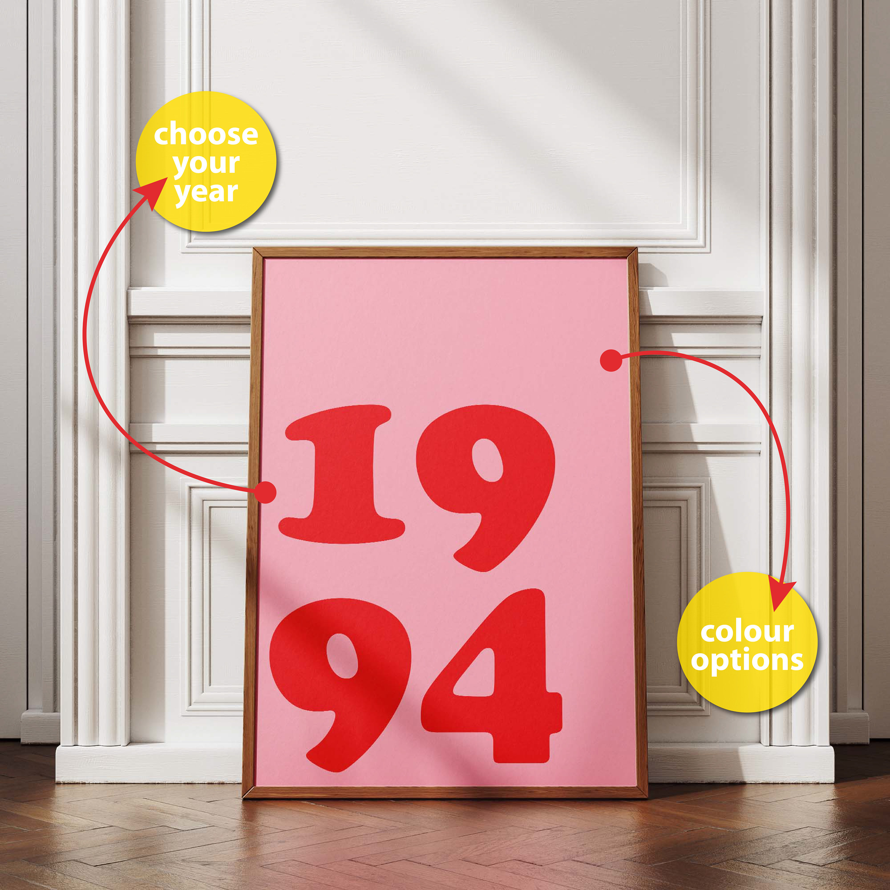 Custom Year Poster,personalized Quote Wall Art,custom Print, Custom ...