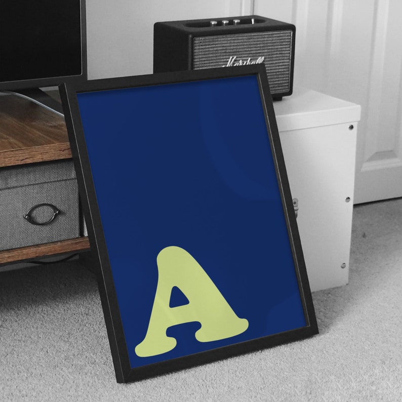 Custom Letter Poster,personalized Quote Wall Art,custom Print,custom ...