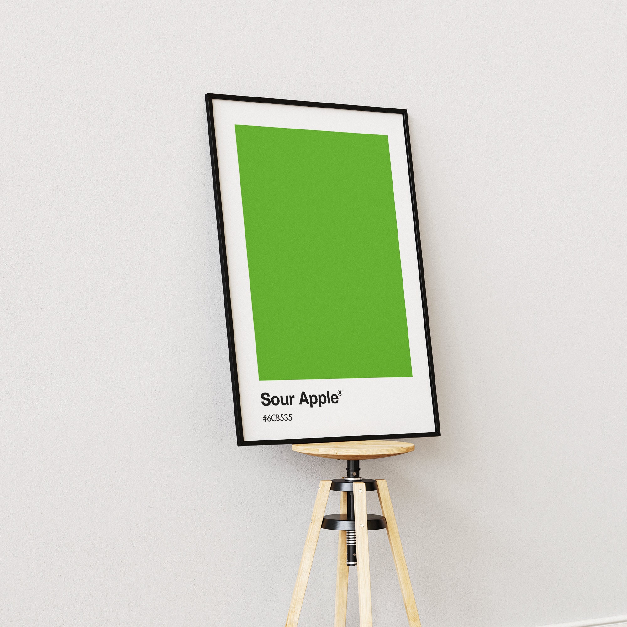 Sour Apple Green Pantone Color Palette Poster (digital Download) - Etsy