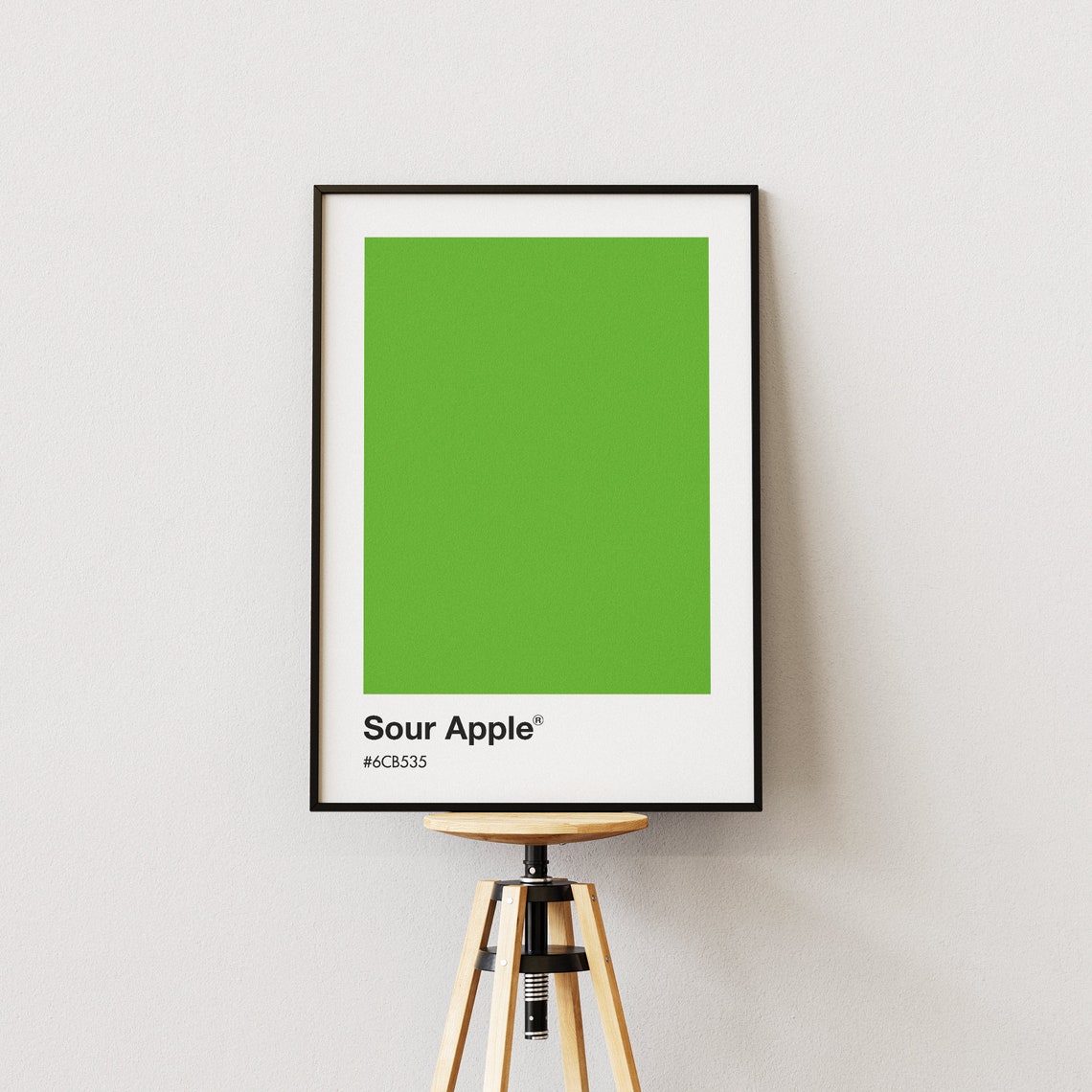 Sour Apple Green Pantone Color Palette Poster (digital Download) - Etsy
