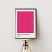 Bubblegum Pink Pantone Poster,pantone Color Print,bubblegum Pink Print ...