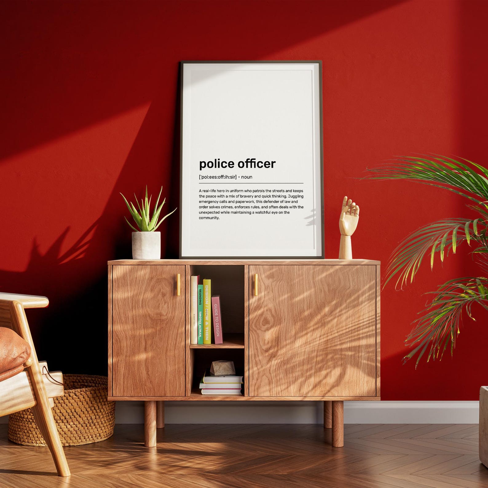 Police Officer Definition Poster, Police Officer Dictionary Art ...