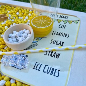 Lemonade Sensory Bin | Lemonade Stand | Kids Birthday Gift | Sensory ...