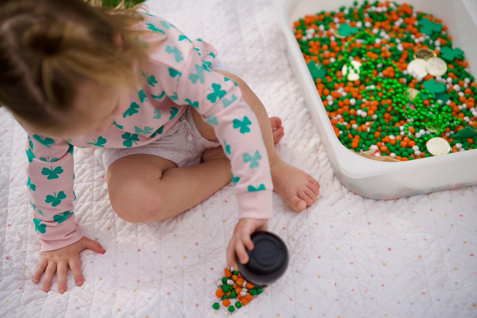 St. Patrick’s Day Sensory Bin Kit | Spring Sensory Bin | March Sensory ...