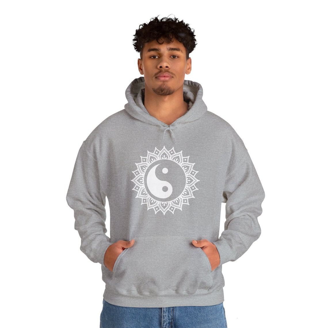 High Frequency Mandala Sweatshirt Meditation Yoga Hoodie Spiritual ...