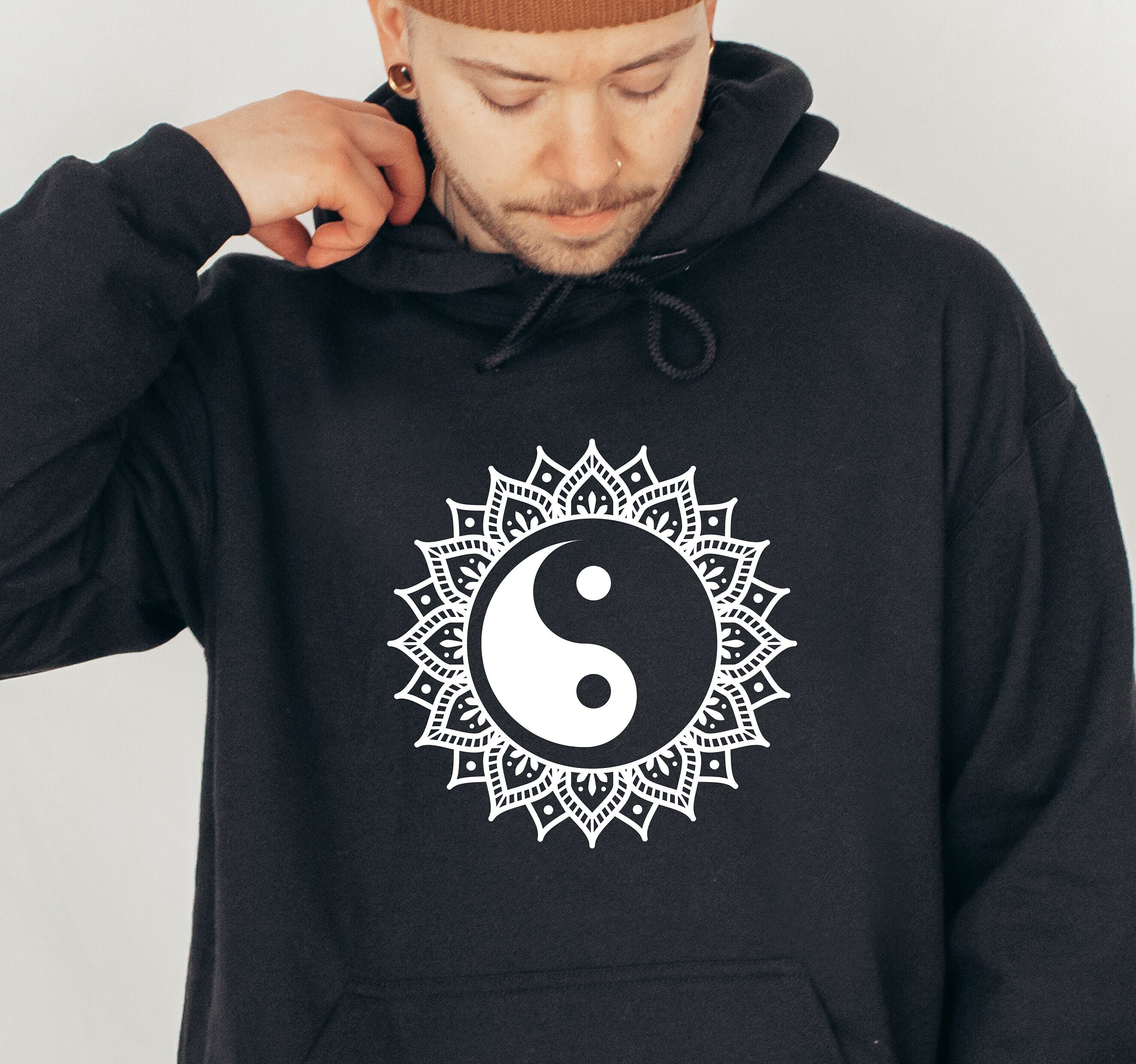High Frequency Mandala Sweatshirt Meditation Yoga Hoodie Spiritual ...