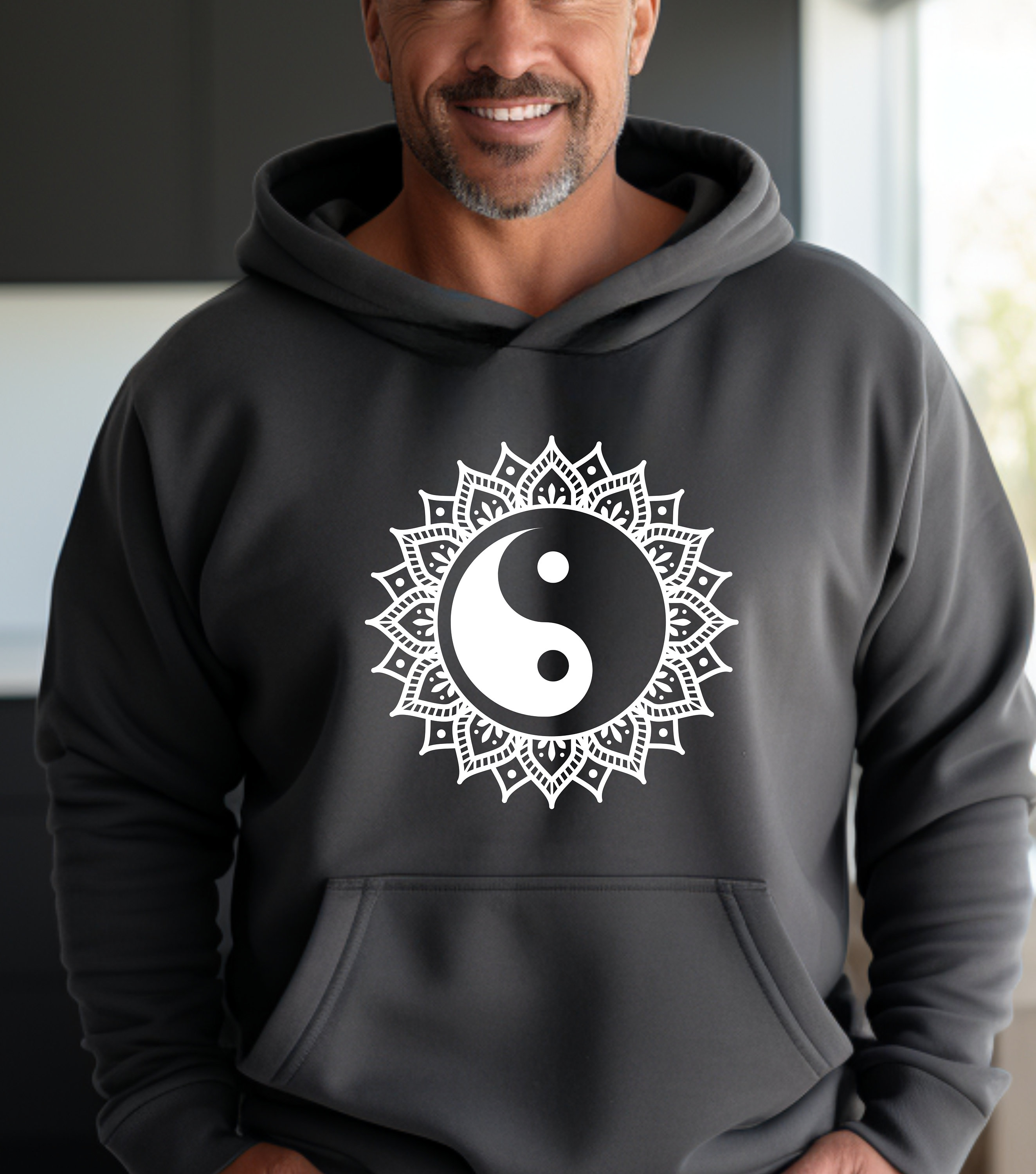 High Frequency Mandala Sweatshirt Meditation Yoga Hoodie Spiritual ...