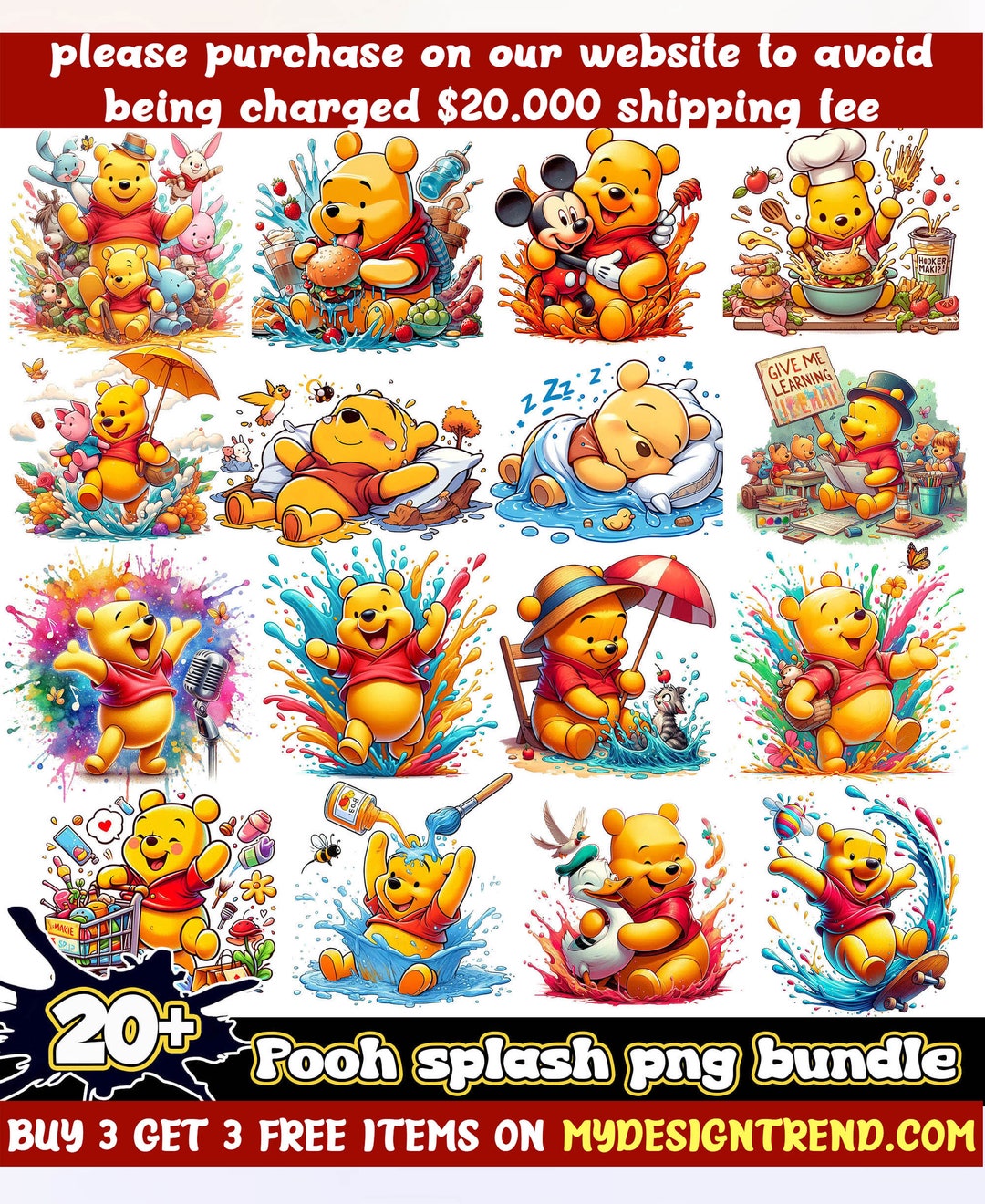 Pooh Png Bundle, Winnie the Pooh Png Bundle, Winnie the Pooh Family ...