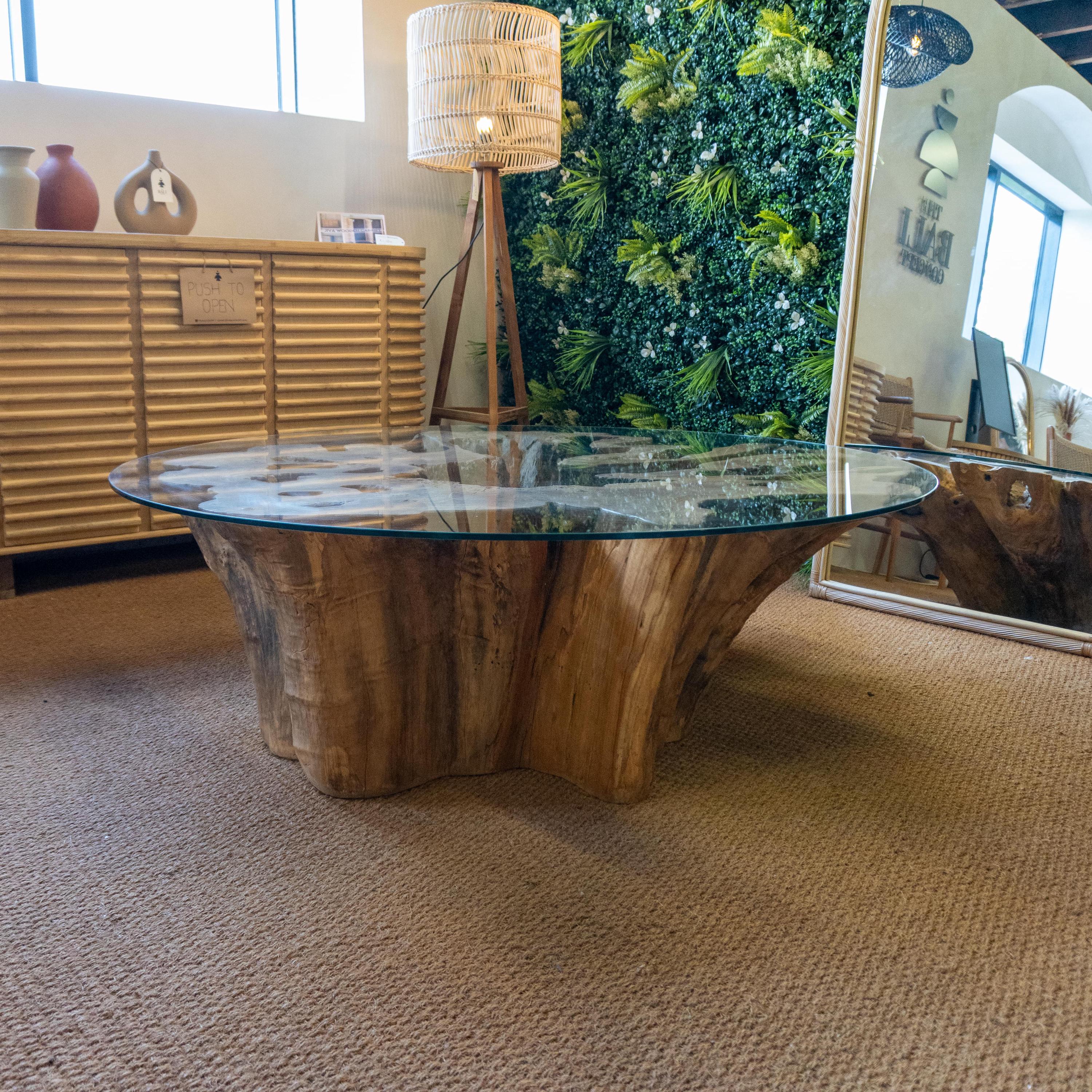Tree Trunk Coffee Table | Unique Coffee Table - Modern Wood Coffee ...