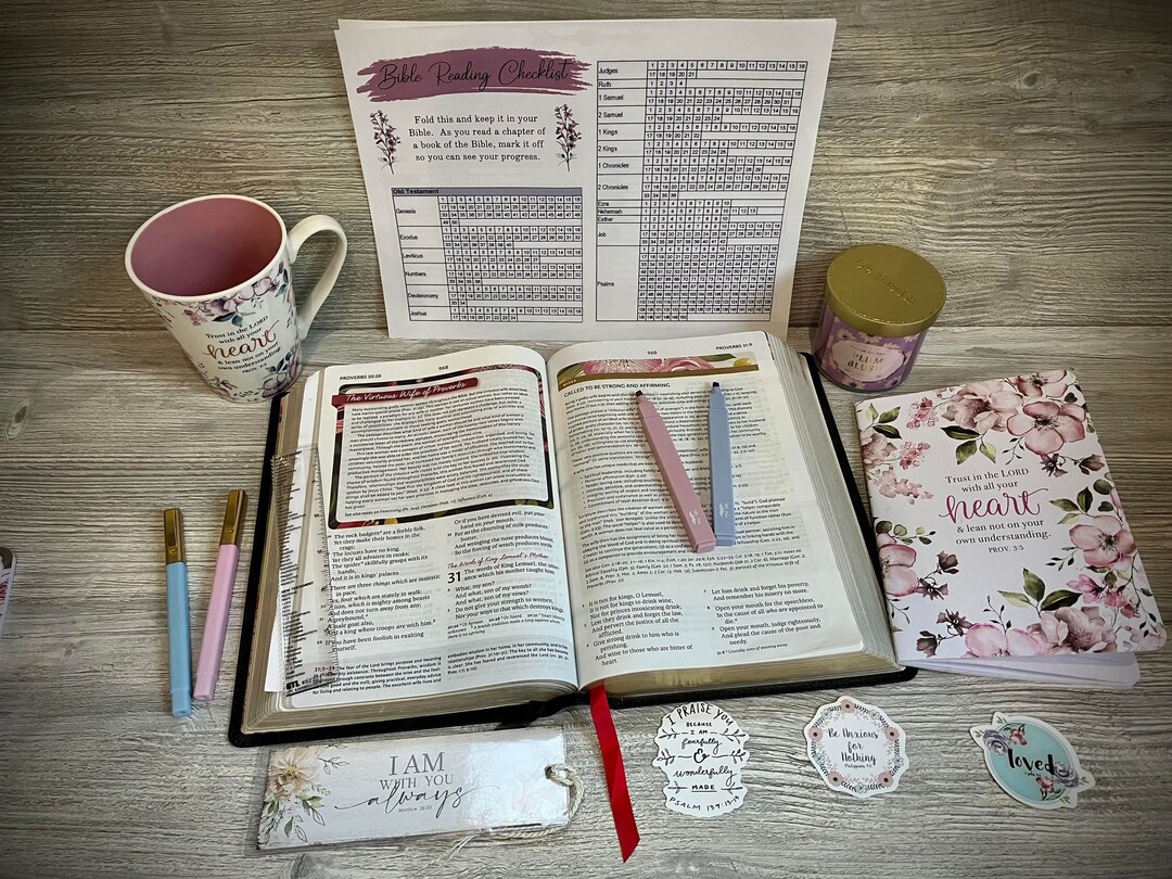 Bible Study Kit, Christian Gift, Bible Study Journal, Christian Gift ...