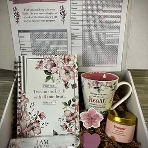 Bible Study Kit, Christian Gift Box, Bible Study Journal, Bible Reading ...