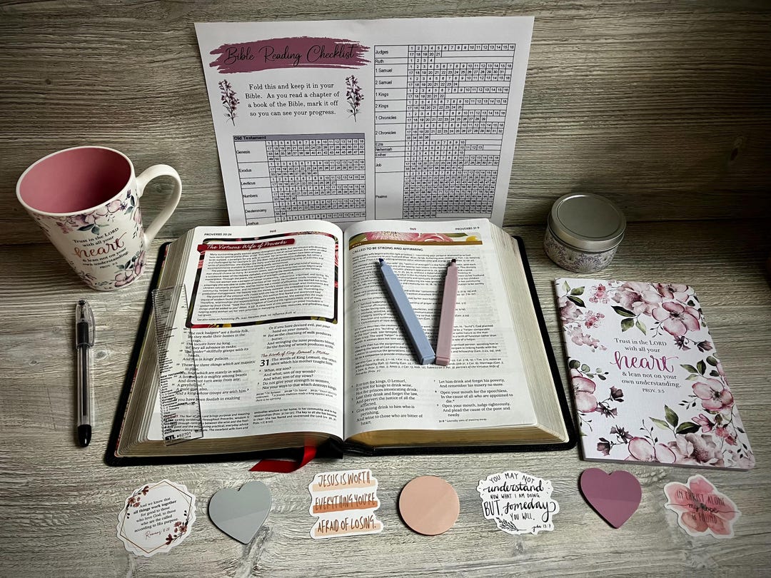 Bible Study Kit, Christian Gift, Bible Study Journal, Christian Gift ...