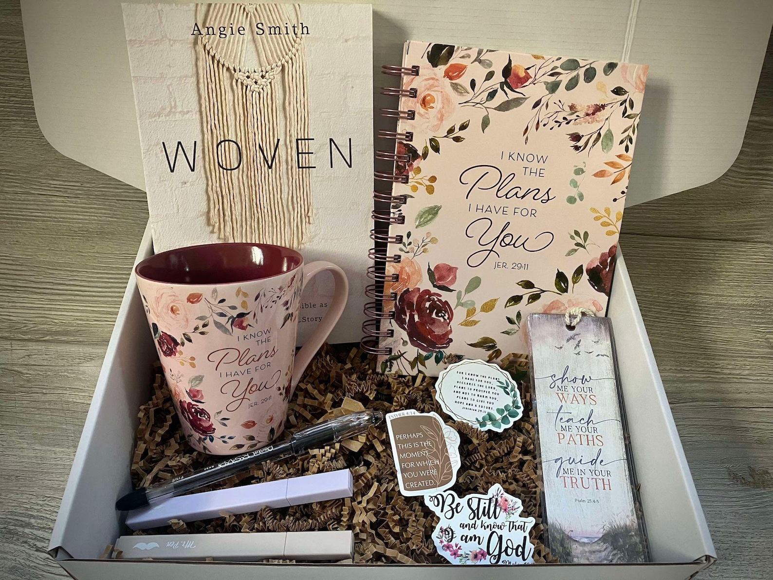 Women's Devotional Kit, Christian Gift, Bible Study Journal, Gift Box ...