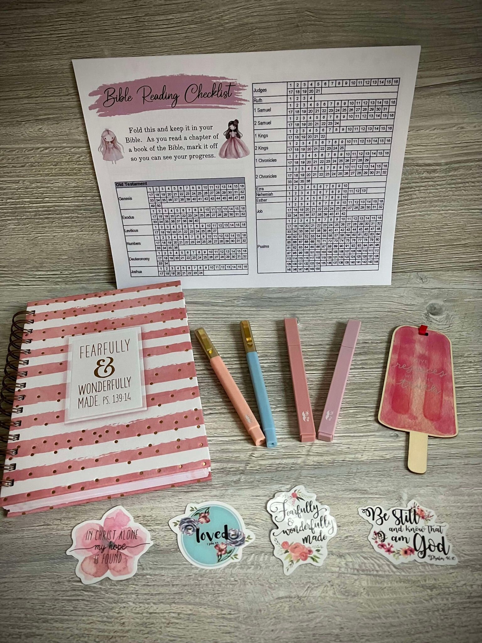Girls Bible Study Kit, Christian Girl Gift, Bible Study Kit for Kids ...