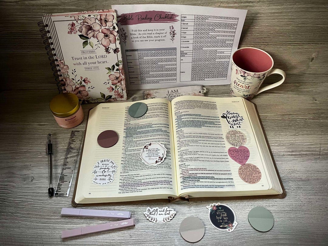 Bible Study Kit, Christian Gift Box, Bible Study Journal, Bible Reading ...