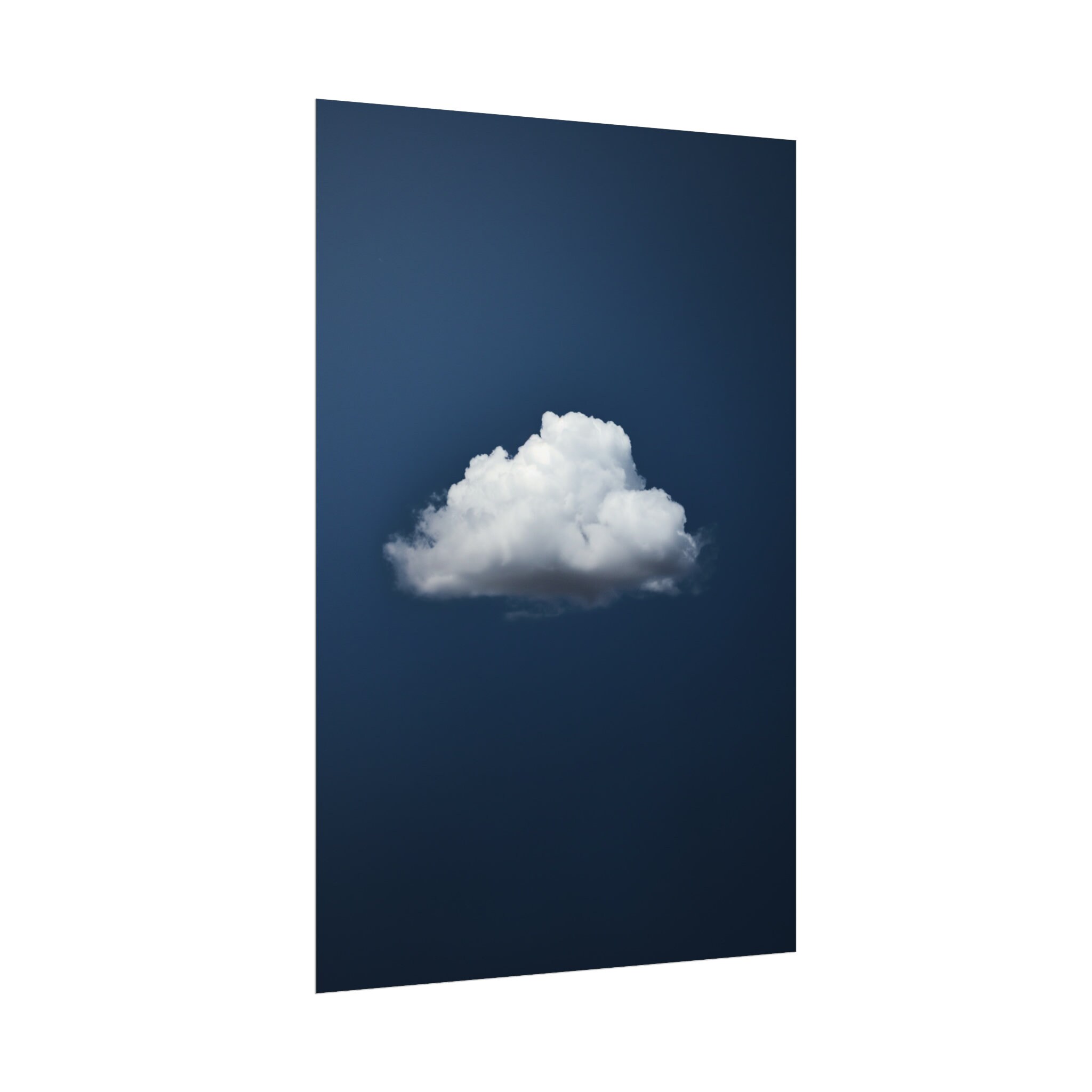 White Cloud Wall Art Large Cloud Sky Painting Original Cloud Oil ...
