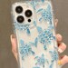Blue Cartoon Turtle Pattern Phone Case - Etsy