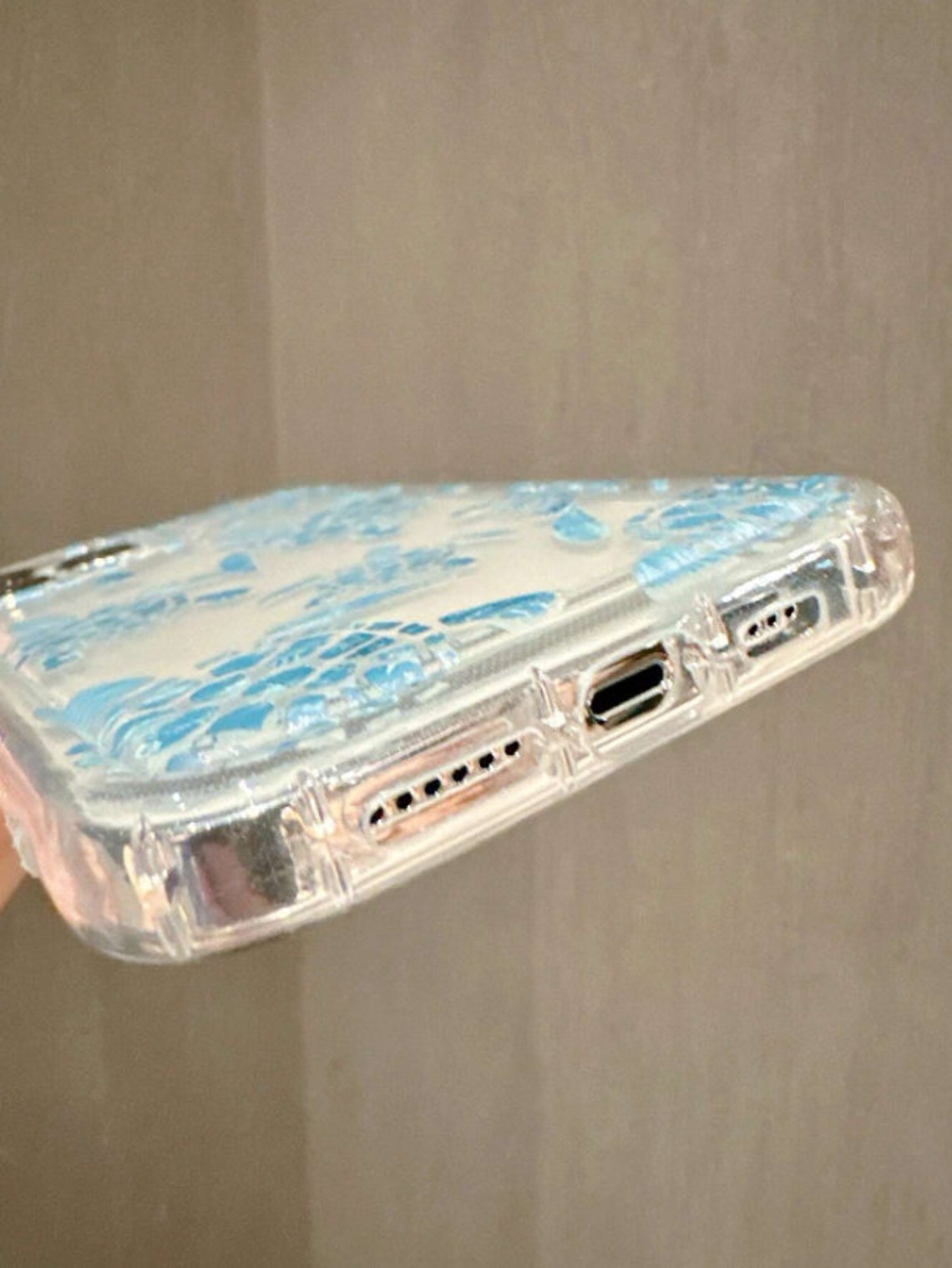 Blue Cartoon Turtle Pattern Phone Case - Etsy