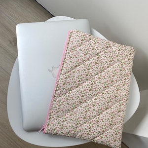 Floral Laptop Bag Laptop Bag Pink Floral Laptop Bag Laptop Flat Pouch ...