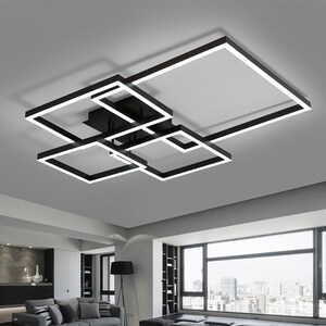 SQUARE Linear Light Pendant Lighting Modern Chandelier 5 Year Warranty ...