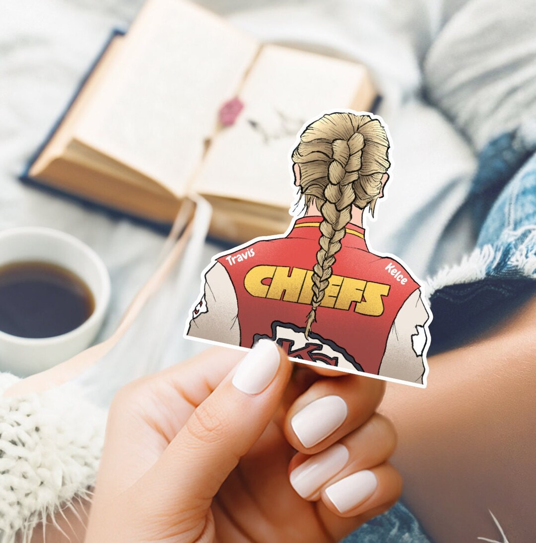 Taylor Swift Chiefs Sticker, Taylor and Travis Sticker, Chiefs Sticker ...