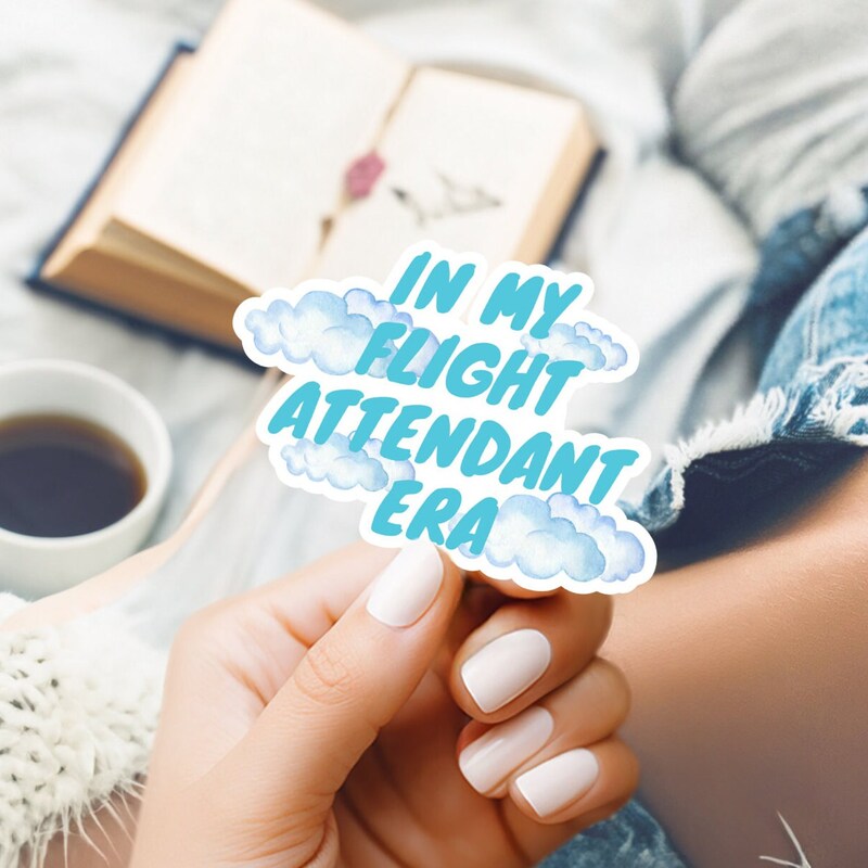 Flight Attendant Stickers - Etsy
