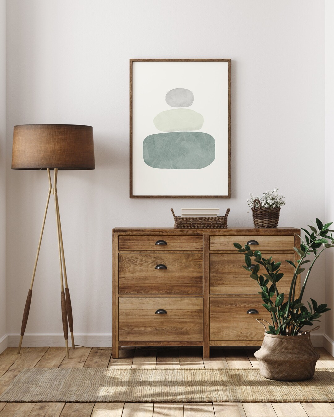 Aesthetic Digital Art Minimalistic Nature Design Peaceful - Etsy