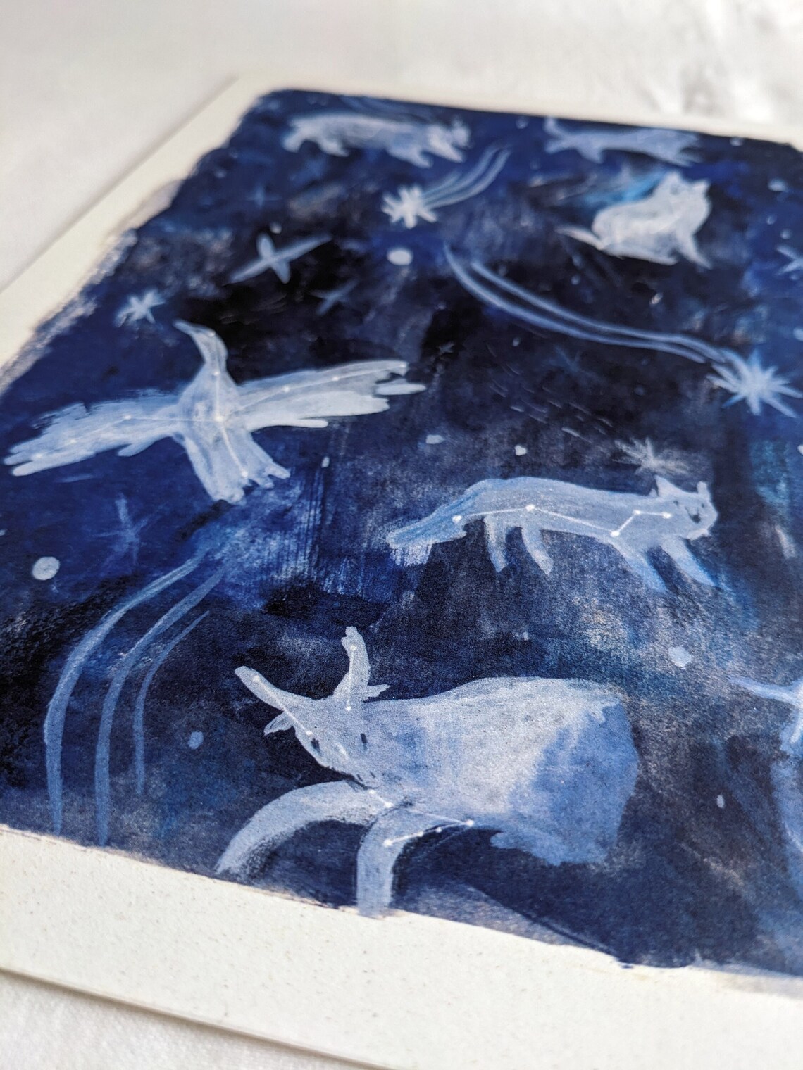 Night Sky Art Print - Animal Constellations, Astrology Wall Art - Etsy
