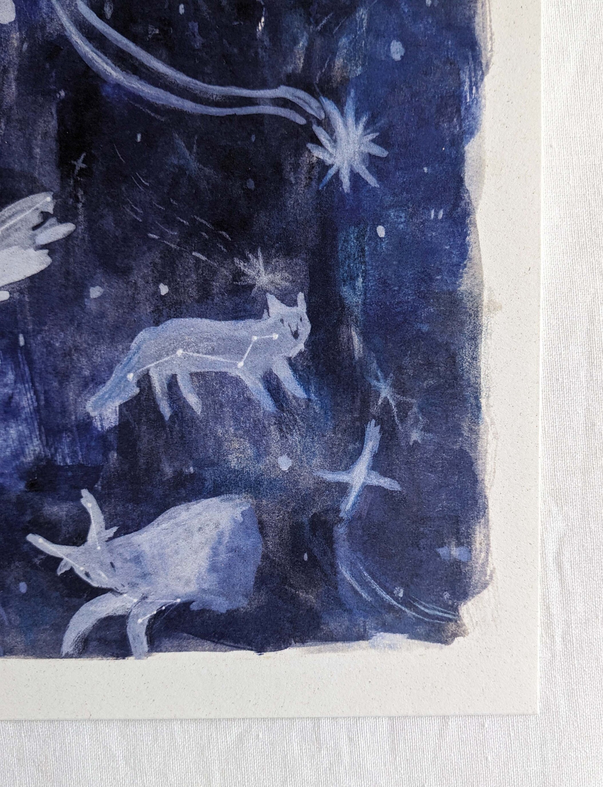 Night Sky Art Print - Animal Constellations, Astrology Wall Art - Etsy