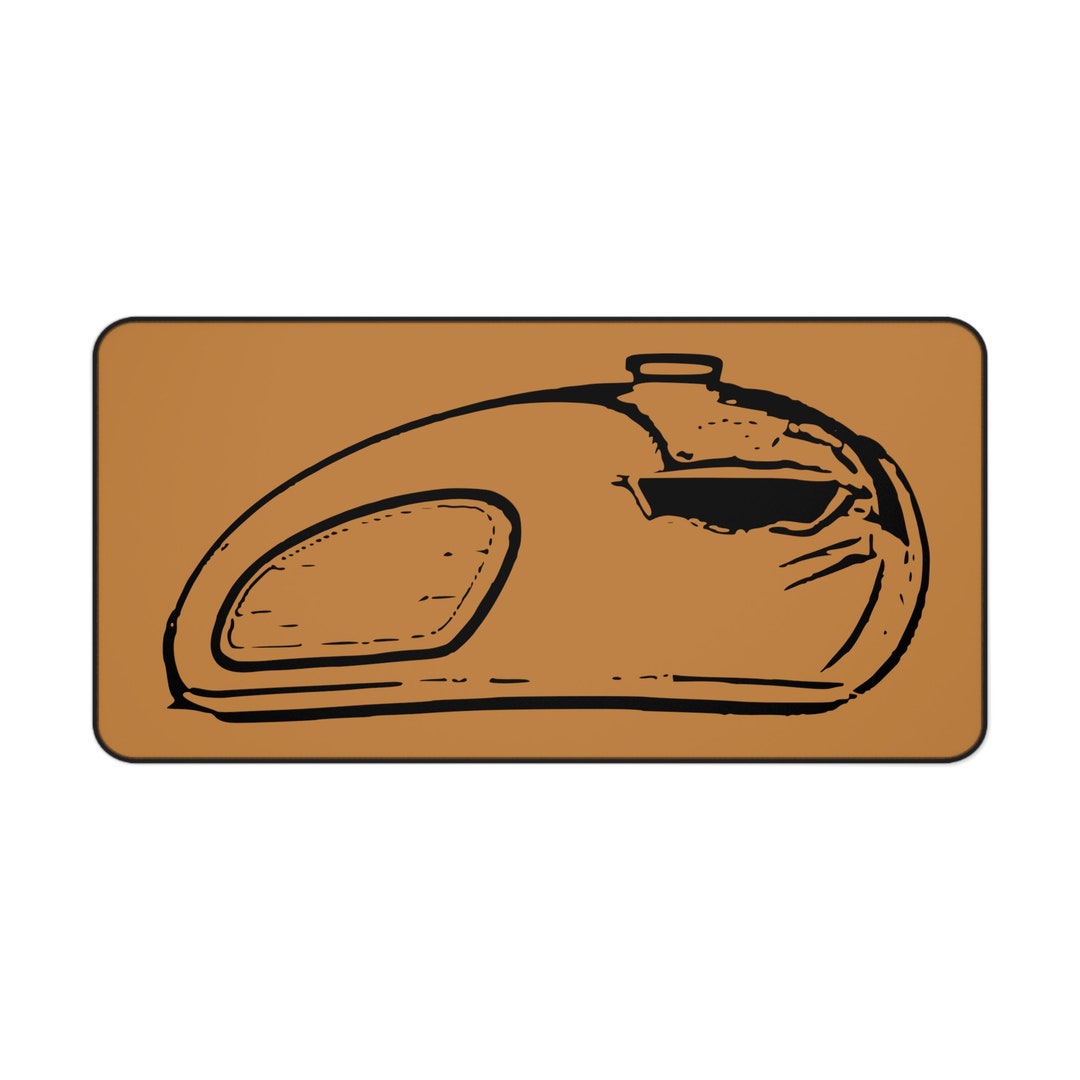 Triumph Bonneville Motorcycle Desk Mat Gas Tank Office Mat Gift for ...