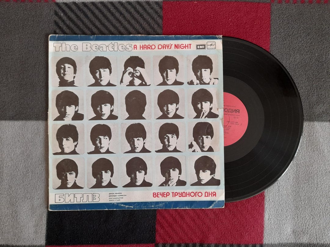 The Beatles – A Hard Day's Night Vinyl LP , Rock & Roll, Pop Rock ...