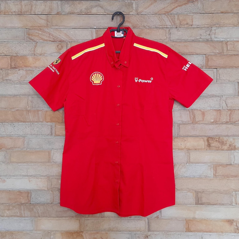 Ferrari Shell Shirt - Etsy