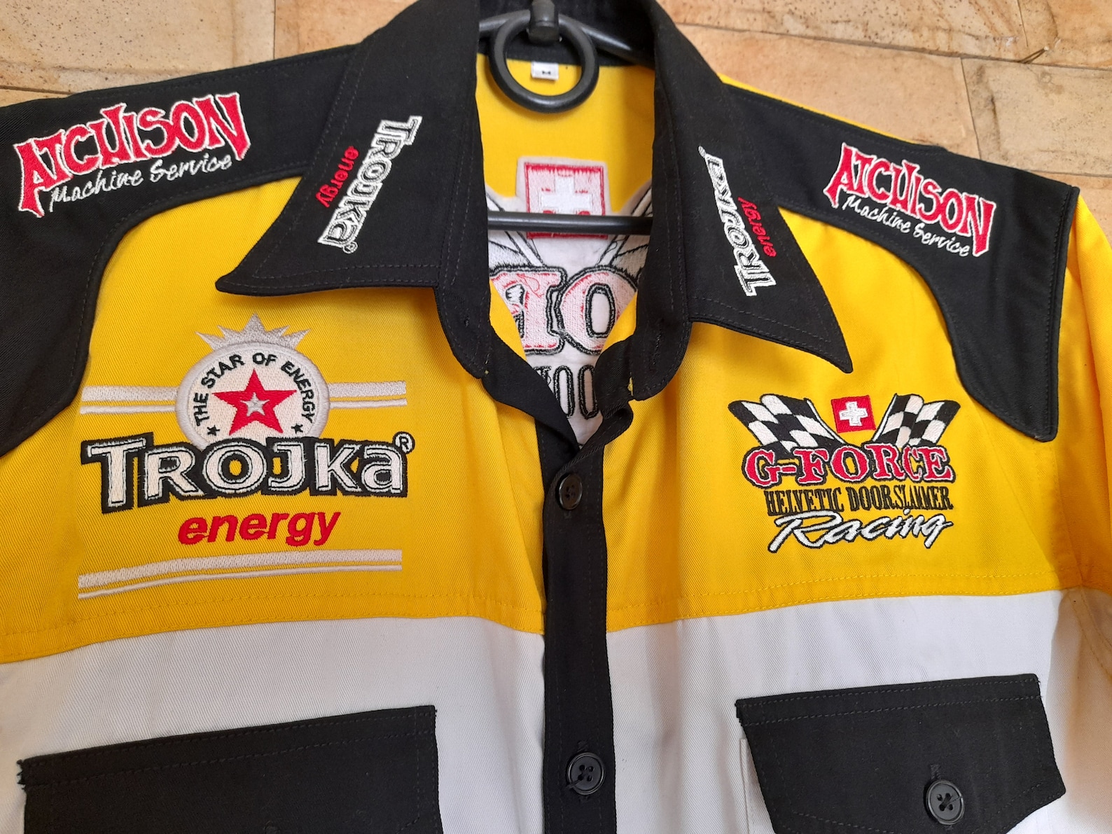 Vintage Racing Team Button up Shirt ,pit Crew Shirt, Racing Shirt,mens ...