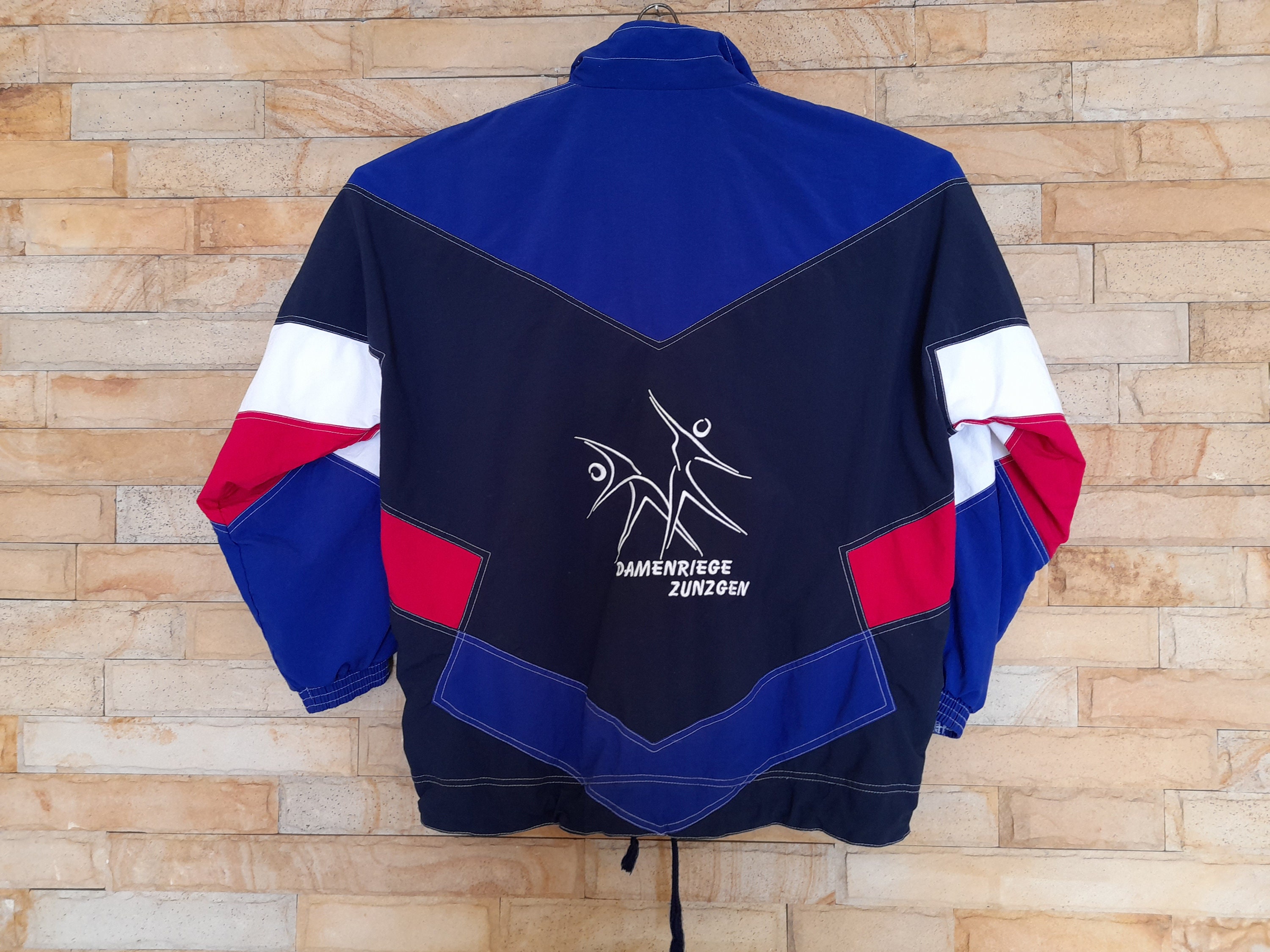 Vintage 90s Multi Color Track Jacket ,rave Techno Track Jacket Vintage ...