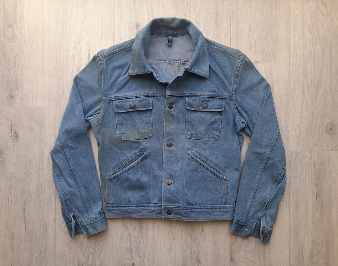 Vintage 70s 80s Denim Jacket ,vintage 70s Mustang Jean Jacket , Medium ...