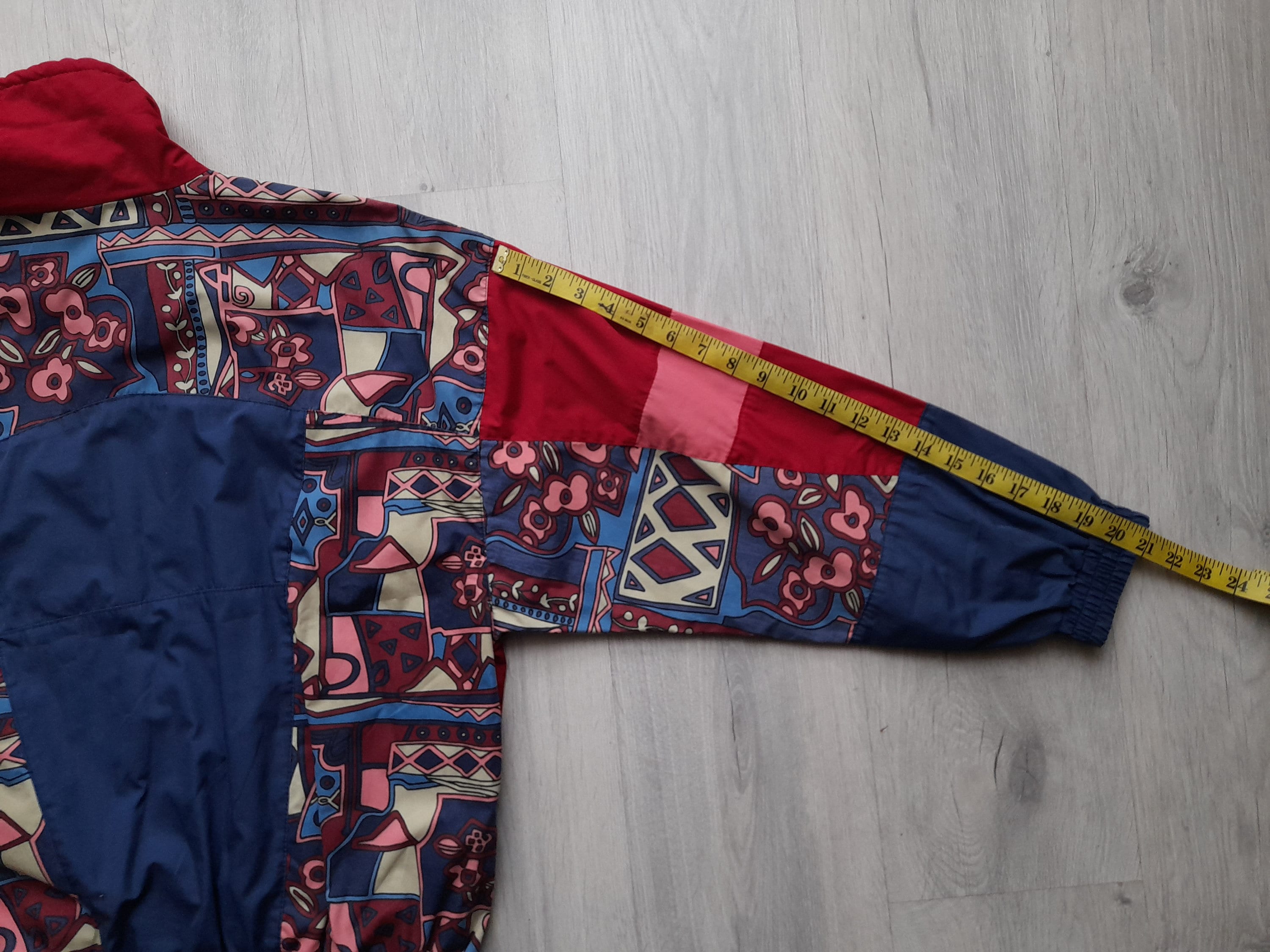 Vintage 90s Multi Color Color Tracksuit , Rave Techno Tracksuit Vintage ...