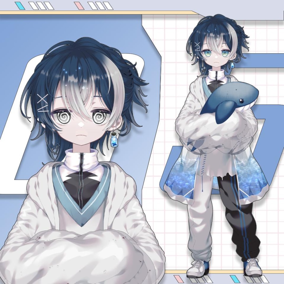 Customizable Live2d Premade Vtuber | Editable & Rigging | Customized - Etsy