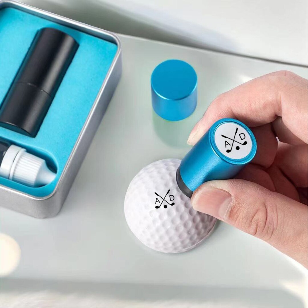 Personalized Your Own Golf Ball Stamp, Golf Ball Marker, Custom Golf ...