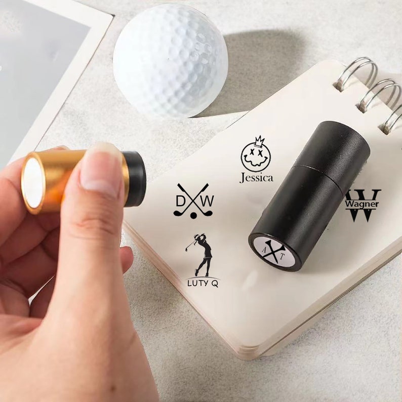 Custom Golf Ball Stamp, Personalized Golf Stamps, Gift for Golfer, Golf ...