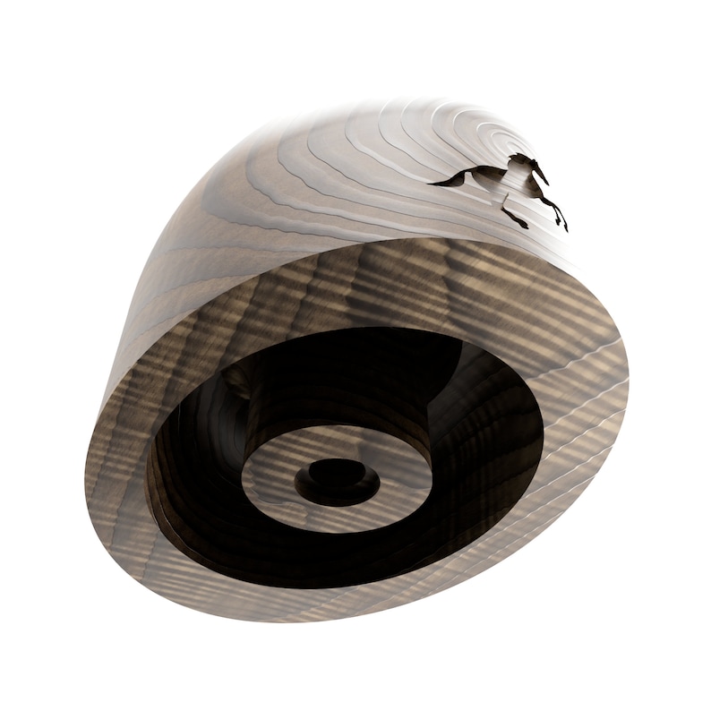 7 1/8 (57cm) Hat Block - Open Crown Stil 2 - Hat Block STL File ...