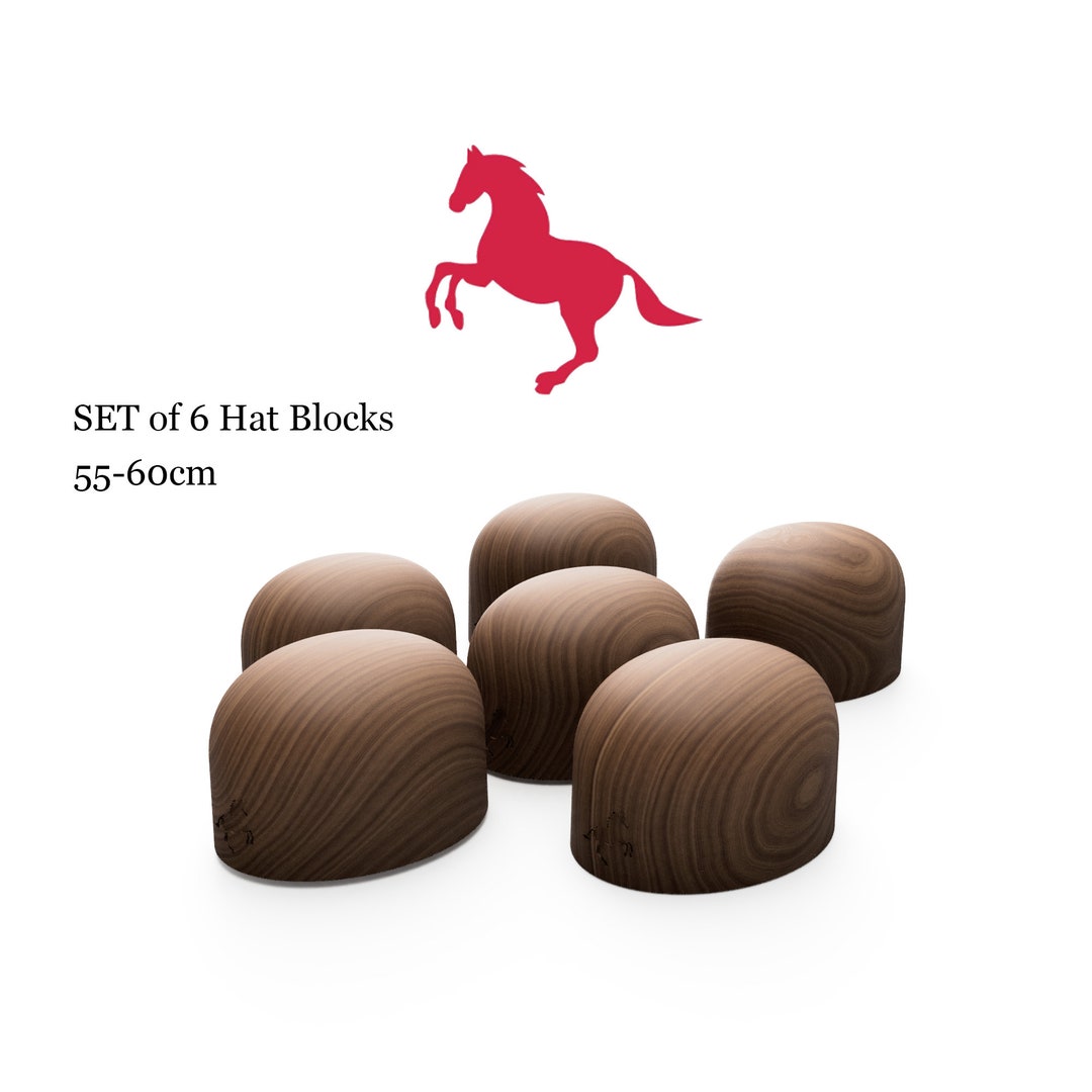 6 Sizes Open Crown Hat Block Bundle Open Crown Hat Block STL File ...