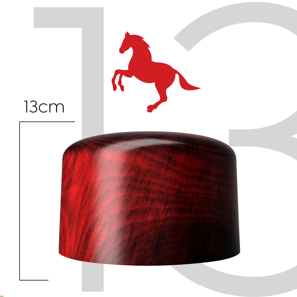 7 3/4 (62cm) Hat Block - Open Crown Hat Block STL File - Instant ...