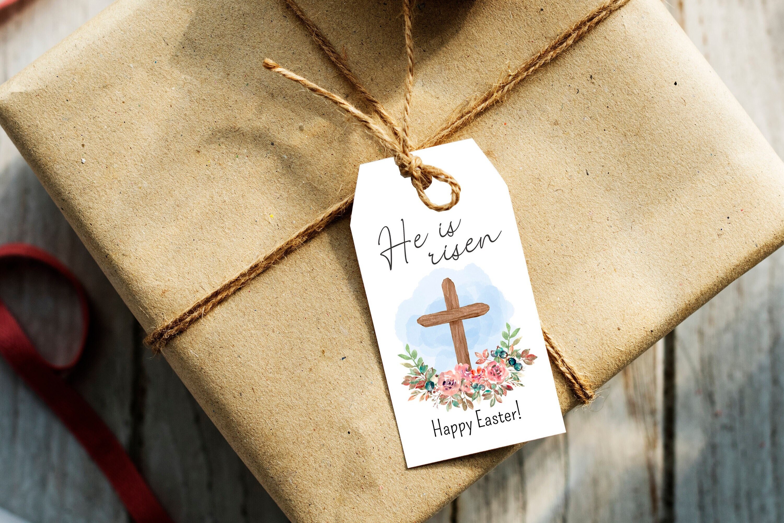 Printable Easter Gift Tags | Christian Printable Gift Tags | Religious ...