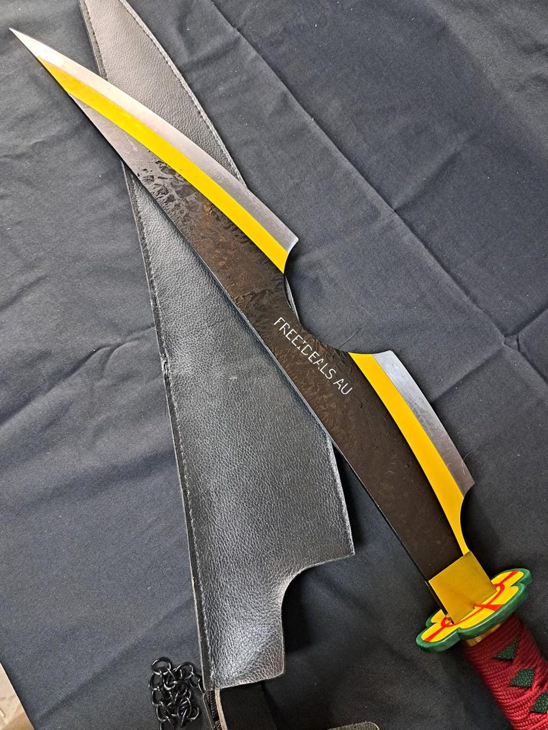 Demon Slayer Sword of Tengen Uzui Steel Sword Anime Costume Cosplay ...