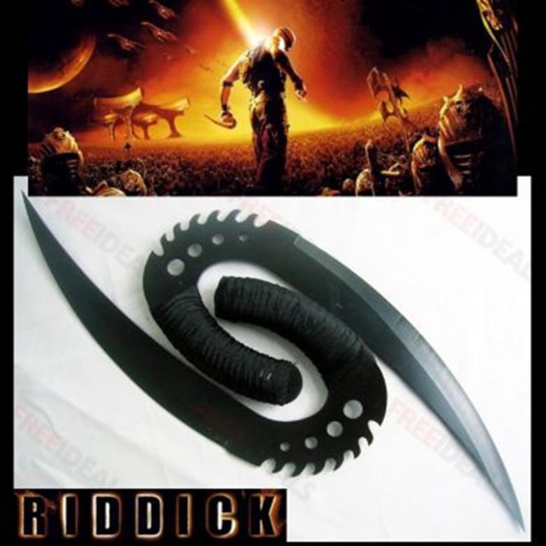 The Blades of Riddick Ulaks Dagger Solid Metal Claws With Free Stand ...