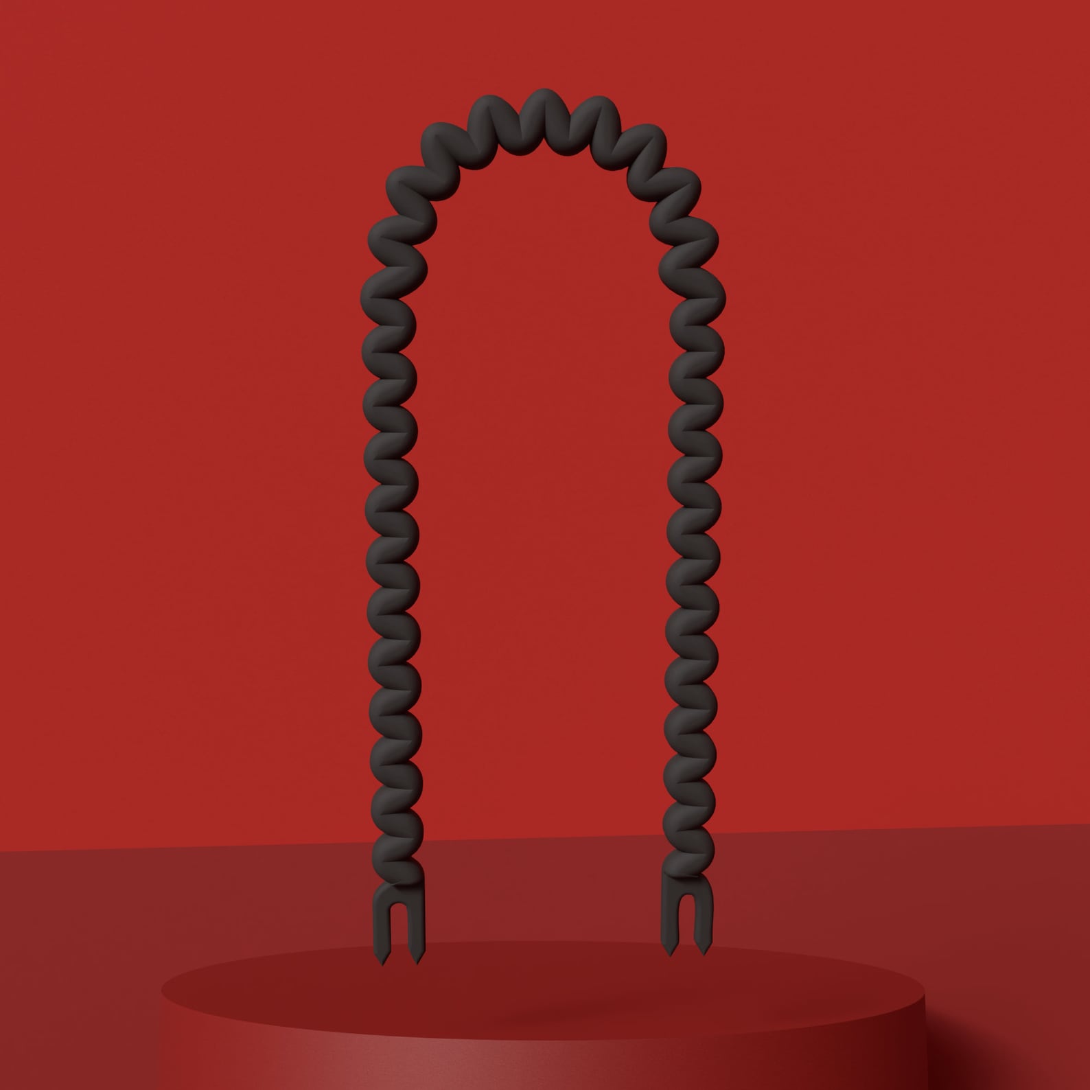 Wiggle Wiggle Plant Trellis | Arched Puffy Wiggly Plant Support ...