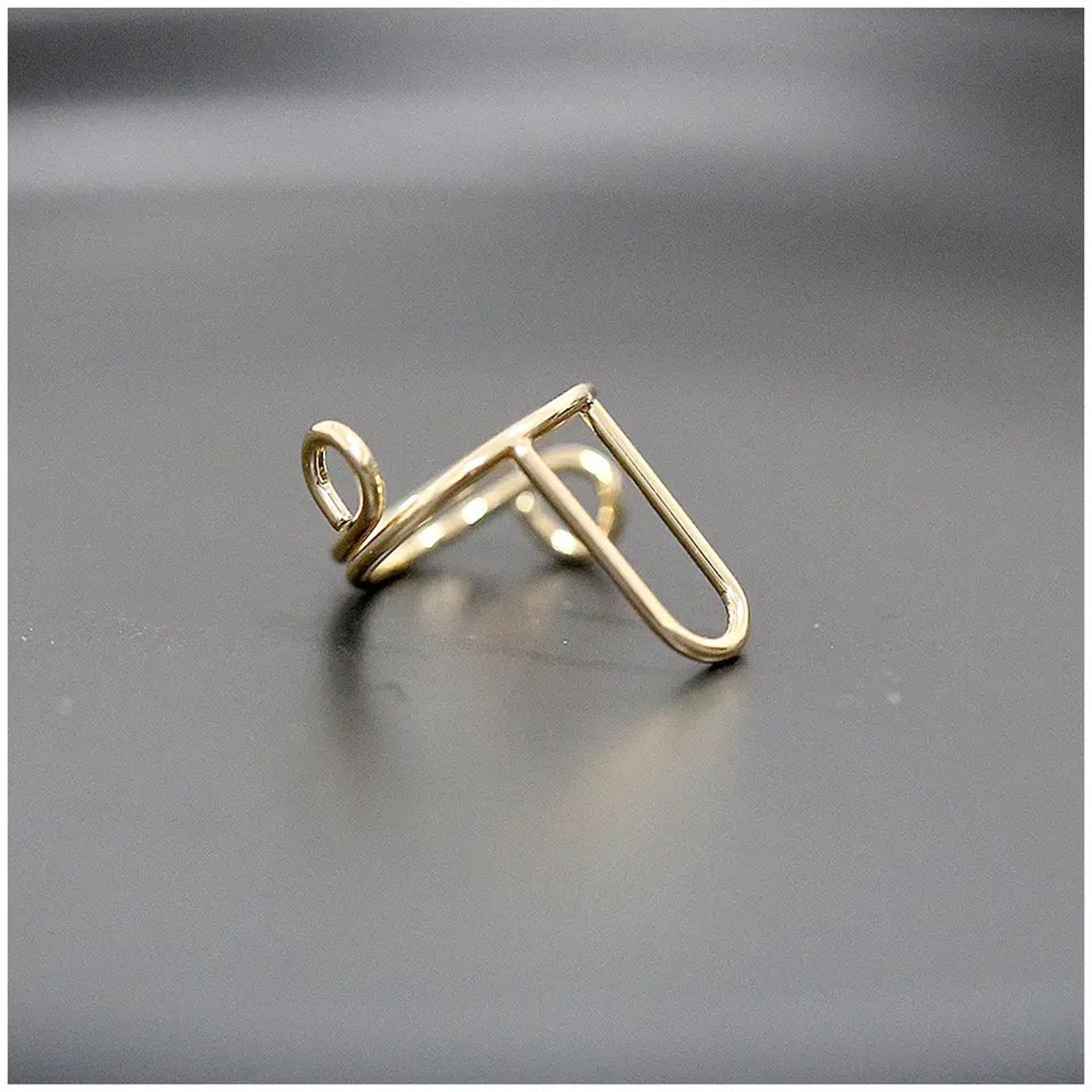 10pc Clip on Nail Rings/ Silver or Gold/ Perfect for Temporarily Use ...